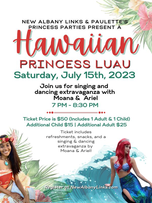 Hawaiian Princess Luau - New Albany Links Golf Club