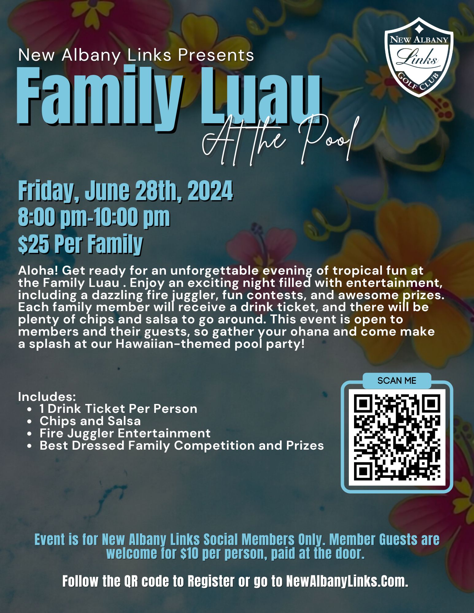 Family Luau at the Pool- Member & Member Guests Only - New Albany Links ...